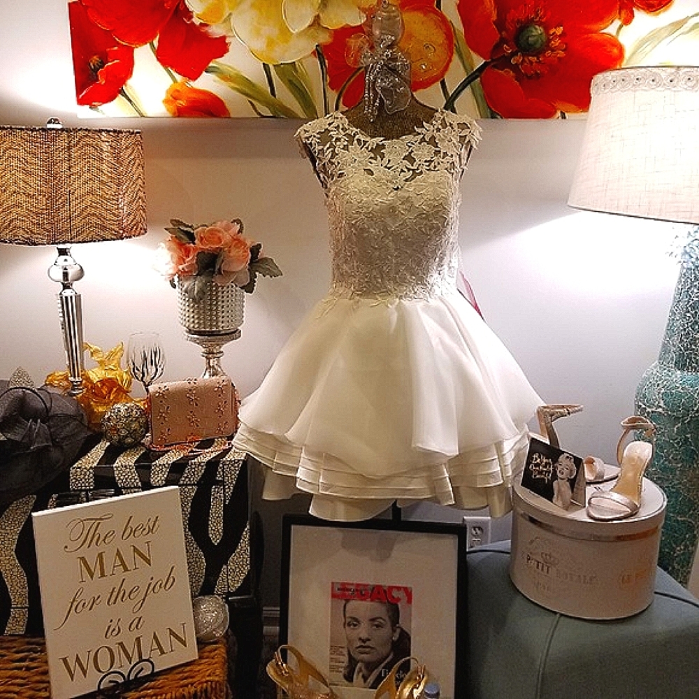 Fabulous Ivory Formal Gown - Gem